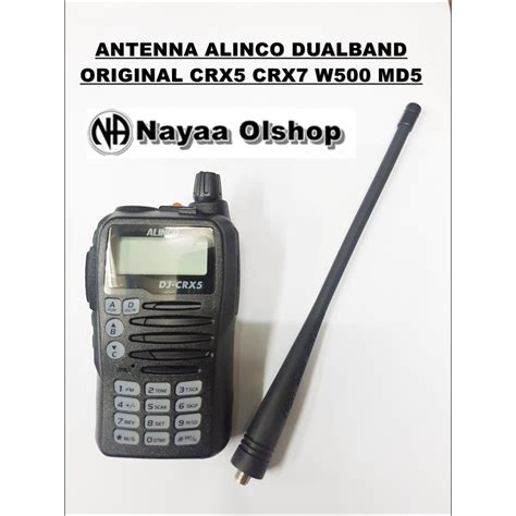 Jual ANTENA HT ALINCO DJ CRX5 CRX7 DJ W500 ORIGINAL ALINCO CRX 5 CRX 7 W500 Shopee Indonesia