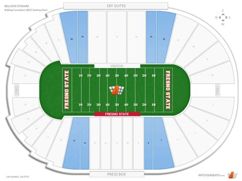 Bulldog Stadium Fresno State Seating Guide Rateyourseats In Fresno