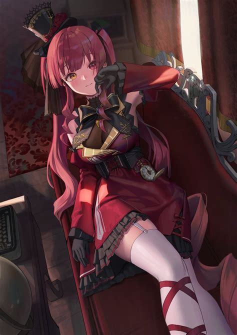 Houshou Marine Hololive Drawn By Xixeong Danbooru