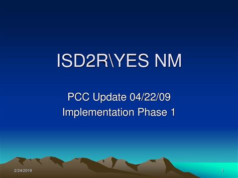 Pcc Update 042209 Implementation Phase 1 Ppt Download