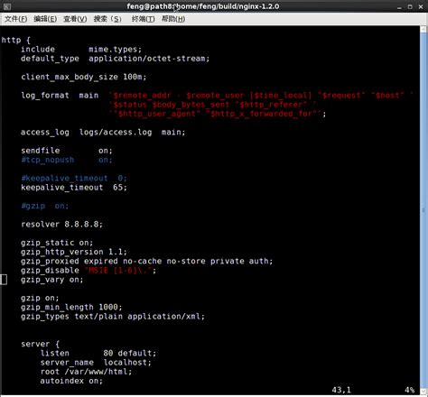 nginx 启用gzip http压缩手记 fengyqf s blog
