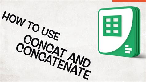 concat and concatenate functions tagalog tutorial 4 english