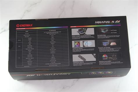 安耐美enermax Aquafusion Adv 360 Argb幻彩晶蝶 特仕版 一體式水冷散熱器 搭配星彩蝠adv風扇，改版進化再出發