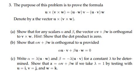 Solved 3 The Purpose Of This Problem Is To Prove The Chegg Com