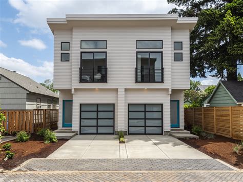 Modern Townhomes Portland Houseworks