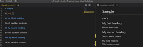 Feature Request Support Gitlab Table Of Contents Syntax · Issue 237 · Davidansonvscode