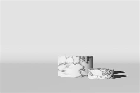 빈 대리석 돌 콘크리트 플랫폼 연단과 가혹한 그림자 3d 렌더링 프리미엄 럭셔리 화장품 프리젠 테이션 0명에 대한 스톡 사진 및