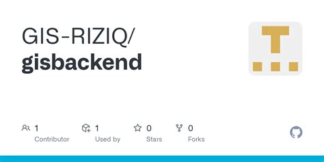 Github Gis Riziq Gisbackend
