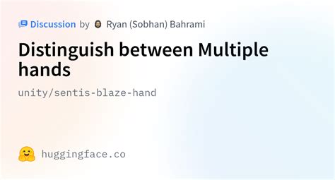 Unity Sentis Blaze Hand Distinguish Between Multiple Hands