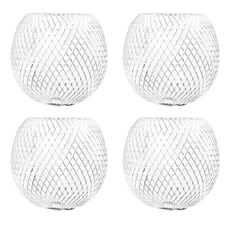 4pcs String Light Lamp Shade Metal Light Cage Lantern String Lights Covers For Indoor Outdoor