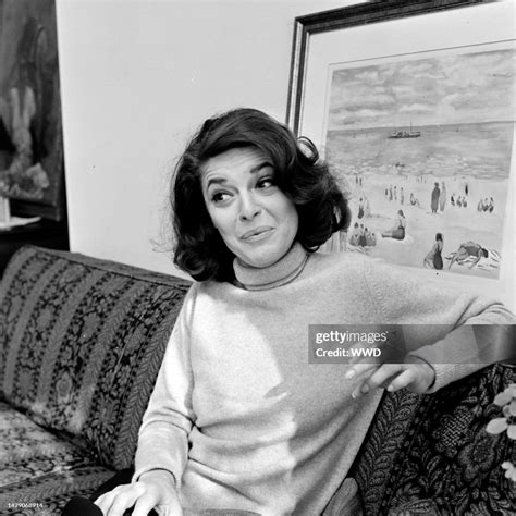 Actress Anne Bancroft Poses For Portraits During A Rare Interview In