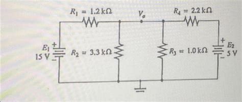 Solved Determine Va Using Nodal Analysis Chegg Com