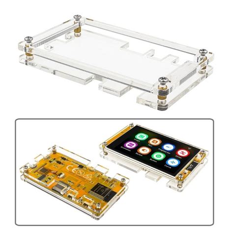 Dou Acrylic Case Enclosure For Esp32 3 5 Development Board Capacitive Touches Screen Fixing