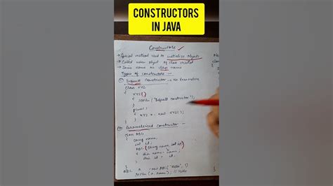 Constructors In Java Java Javaforbeginners Youtube