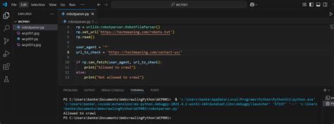 respecting robots txt in your python web crawler what why and how