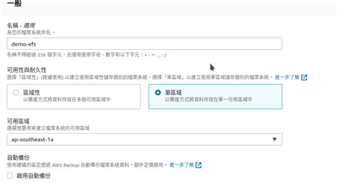 aws efs掛載到ec2上 ciao space