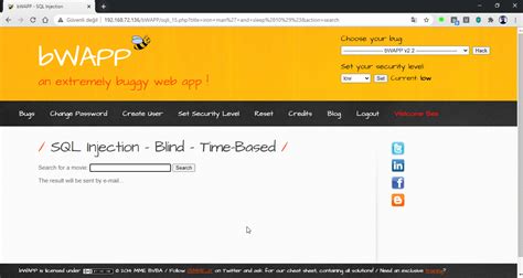 bWAPP Sql Injection Serdar Daşdemir