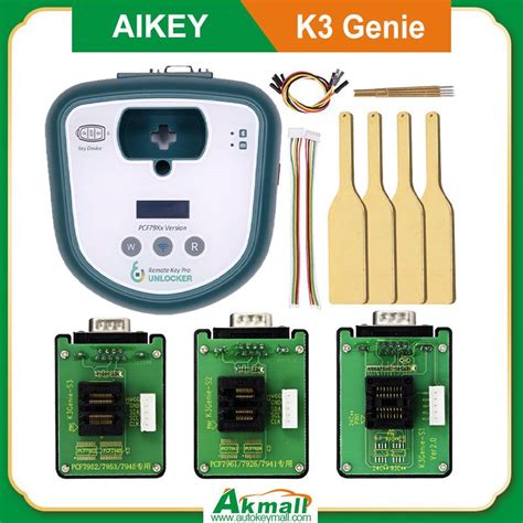 2024 Aikey K3 Genie New Remote Key Refresh Programming Tool Pcf79xx Unlock Full Set Aikey K3
