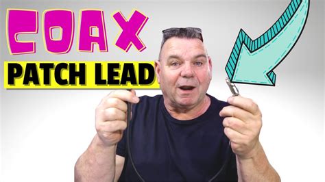 Secret Life Of A Coax Jumper Patch Cable Lead YouTube