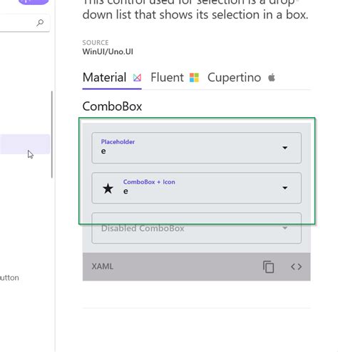 [gallery 4x][all platform]combo box the combobox size is small due to that combobox icon text