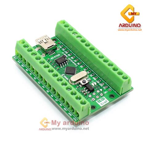 Arduino Nano V3 0 Atmega168 Ch340 Mini Usb แบบ Screw Connector ขาย Arduino อุปกรณ์ Arduino