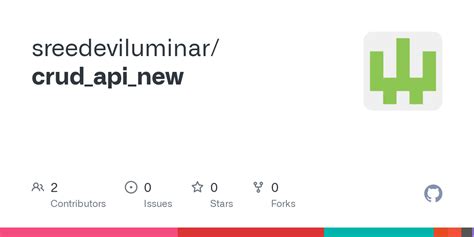 Github Sreedeviluminarcrudapinew
