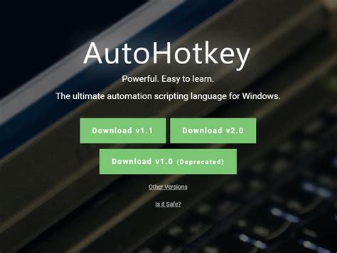B Autohotkey 「autohotkey」がv200に ～ホットキーでwindowsやアプリの操作を自動化するツール／マクロ言語の構文が改善、ただし後方互換性はなし