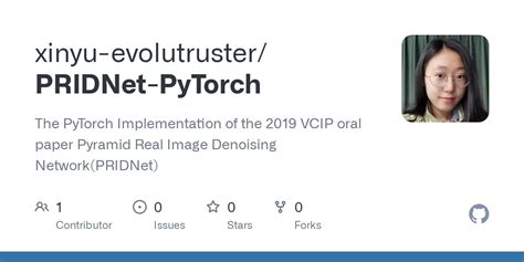 Github Xinyu Evolutruster Pridnet Pytorch The Pytorch Implementation Of The 2019 Vcip Oral