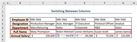 How To Swap Columns And Rows In Excel 9 Methods