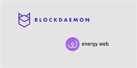 Blockdaemon To Operate Node For Blockchain Energy Infrastructure System Energy Web Cryptoninjas