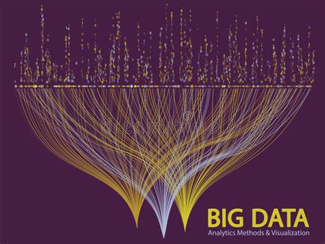 Big Data Visualization Concept Vector Stock Vector Illustration Of