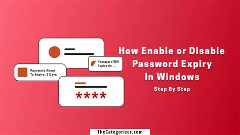 How To Enable Or Disable Password Expiration In Windows 11