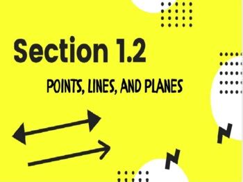 Points Lines And Planes Powerpoint By Dana S Designs TPT