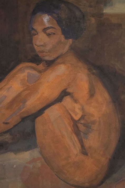 Iwan Cerf Belgian Naked Indo Chinese Woman Sitting