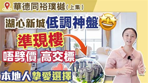 婷在珠海華德同裕璞樾 湖心新城低調神盤 唔劈價準現樓高交標 上集 YouTube
