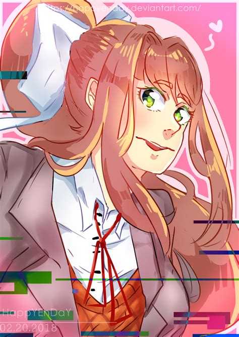 Ddlc Monika By Happyenday On Deviantart