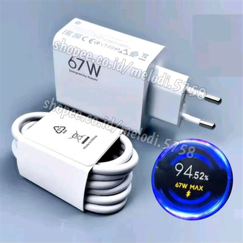 Charger Xiaomi POCO Type C Watt Turbo Fast Charging Original POCO X X REDMI NOTE PRO