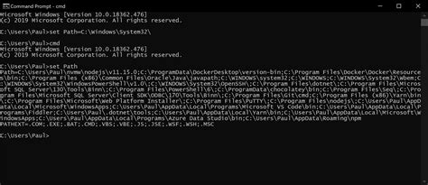 Windows Why Doesnt Cmd Inherit Environment Variables On This Machine Super User