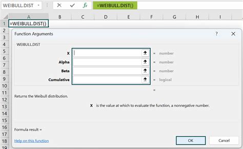 Weibull Distribution In Excel Examples Plot Weibulldist Formula