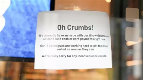 Greggs Shops Closed Across Uk After It Glitch Left Stores Unable To Accept Payments Mirror Online