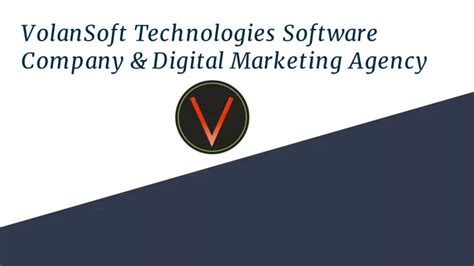 Ppt It Company In India Jaipurs Best Software Company Volansoft
