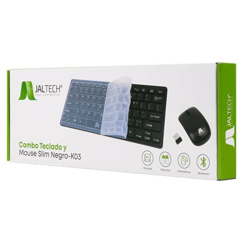 Combo Teclado Y Mouse Inalámbrico Mini K03 Negro Tecnonacho