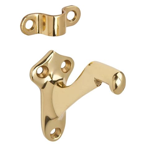 Ives Commercial 59b3 Solid Brass Handrail Bracket Bright Brass Finish