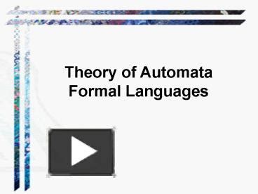PPT Theory Of Automata PowerPoint Presentation Free To View Id 8d10f ZDc1Z