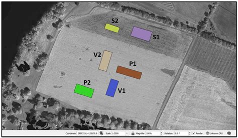 Shapefiles Showing The Boundaries Within The Qgis Software Where Four Download Scientific