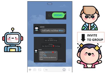 Line Group เปิดมิติใหม่ บอทไม่เพียงรู้ว่าใคร Mention แต่ยัง Mention