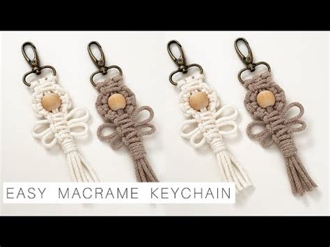 How To Make A Macrame Keychain 16 Easy Macrame Keychain Tutorials By Soulful Notions Macrame