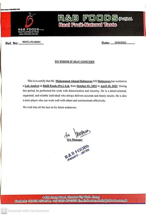 muhammad ahmad rabnawaz on linkedin alhamdulillah my journey of working as a lab analyst at r