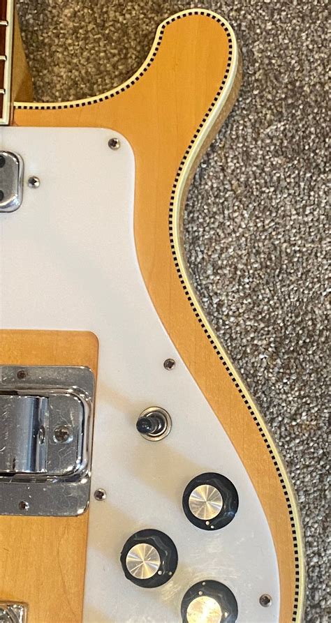 1973 Rickenbacker 4001 Bass Checked Binding Toaster Mapleglo Guitars