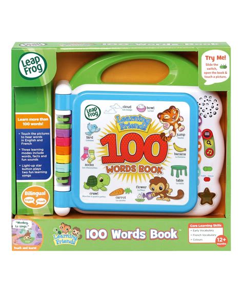 Leapfrog Learning Friends 100 Words Book Mamas And Papas Uk